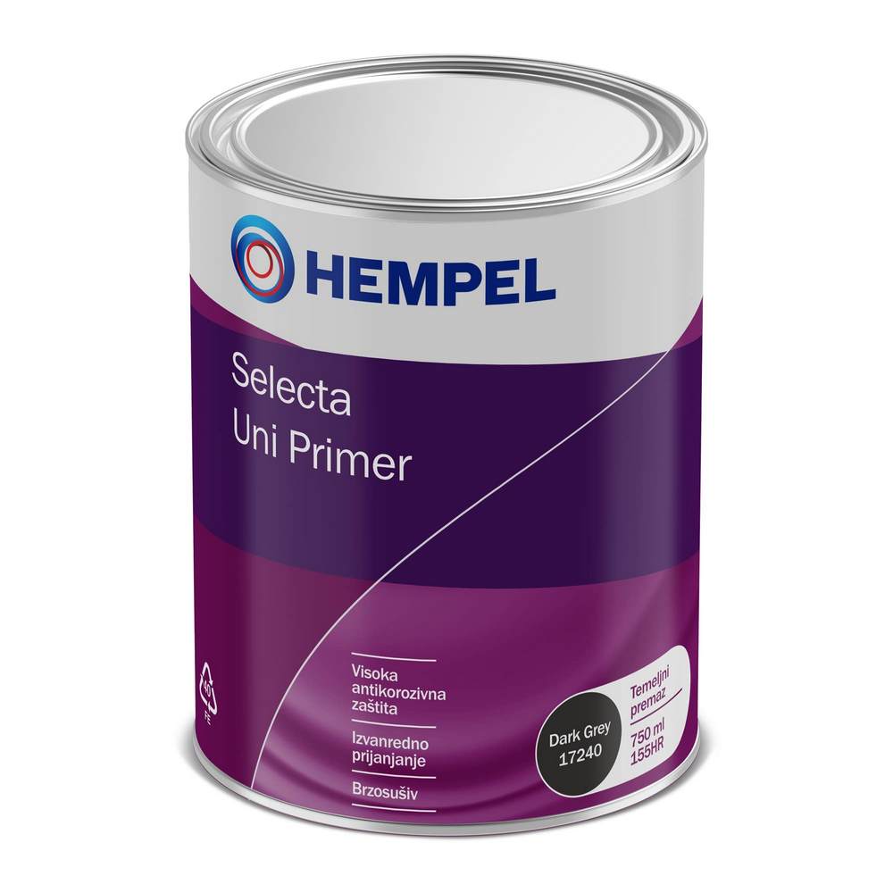 Temeljna boja za metal HEMPEL SELECTA UNI PRIMER SIVA 0,75L | Pevex