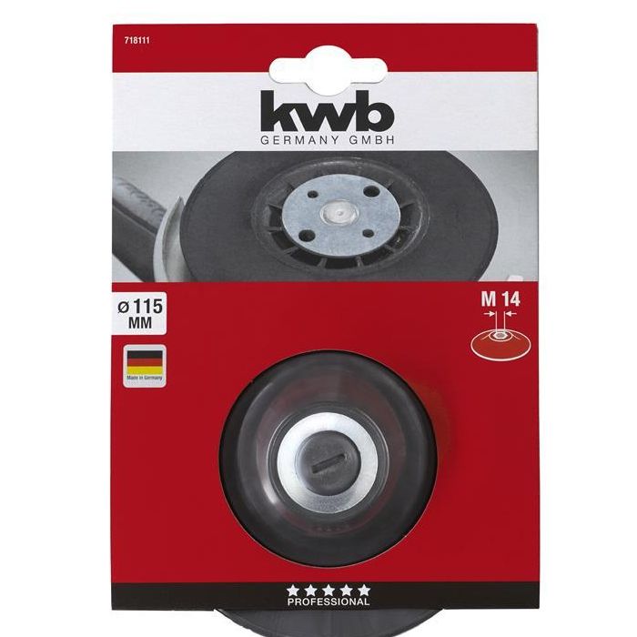 Brusna podloga DRŽAČ BRUSNOG PAPIRA 115mm KWB | Pevex