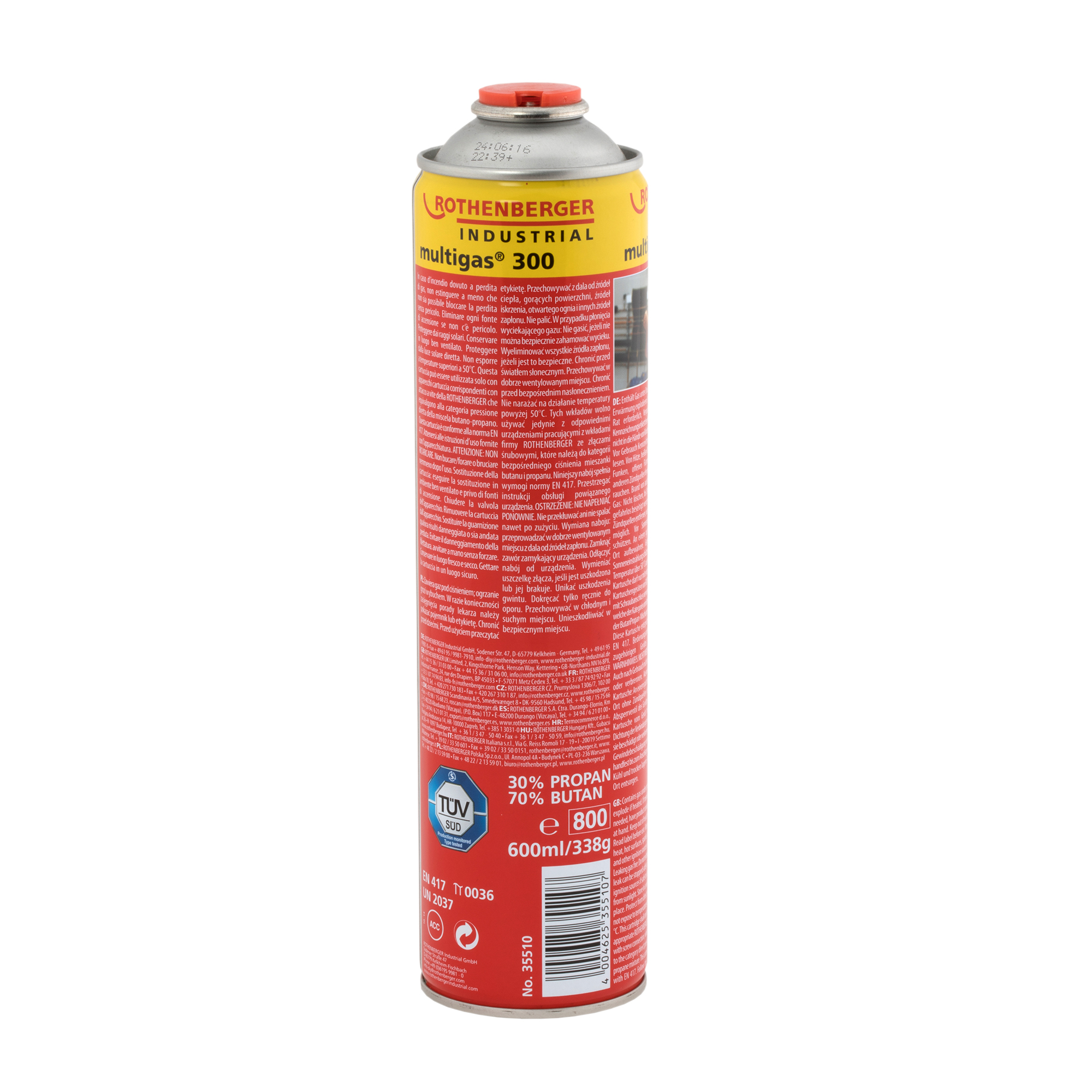 Kartuša Rothenberger Multigas 300 600 ml | Pevex