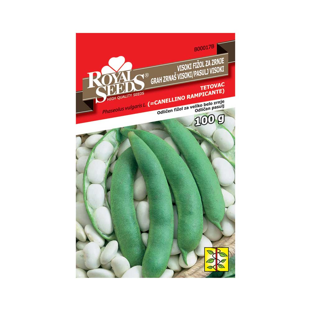 Sjeme povrća ROYAL SEEDS GRAH VISOKI TETOVAC 100G | Pevex