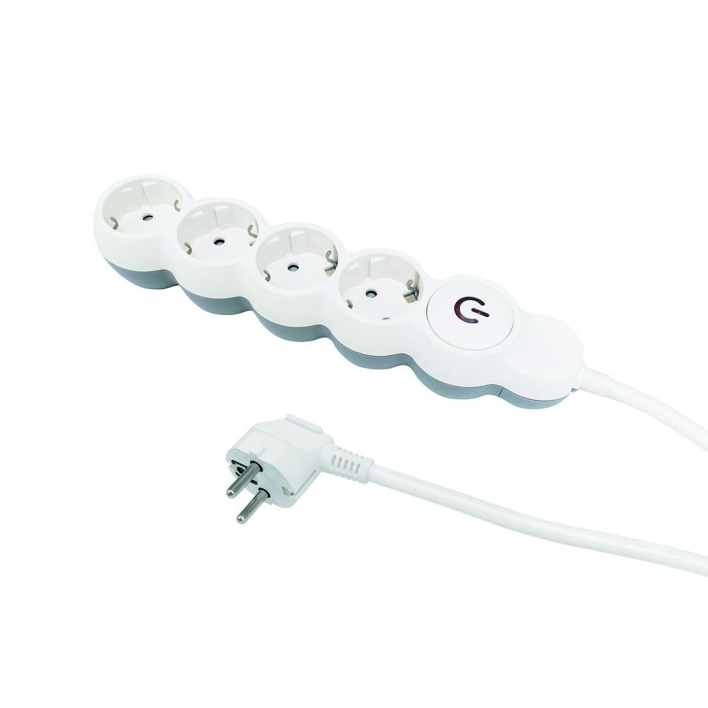 Prenosiva utičnica 4-STR, 3m+PREKIDAČ | Pevex