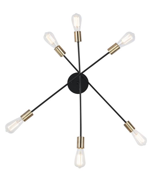 Stropna lampa GLOBO 6xE27 60W SARINI | Pevex