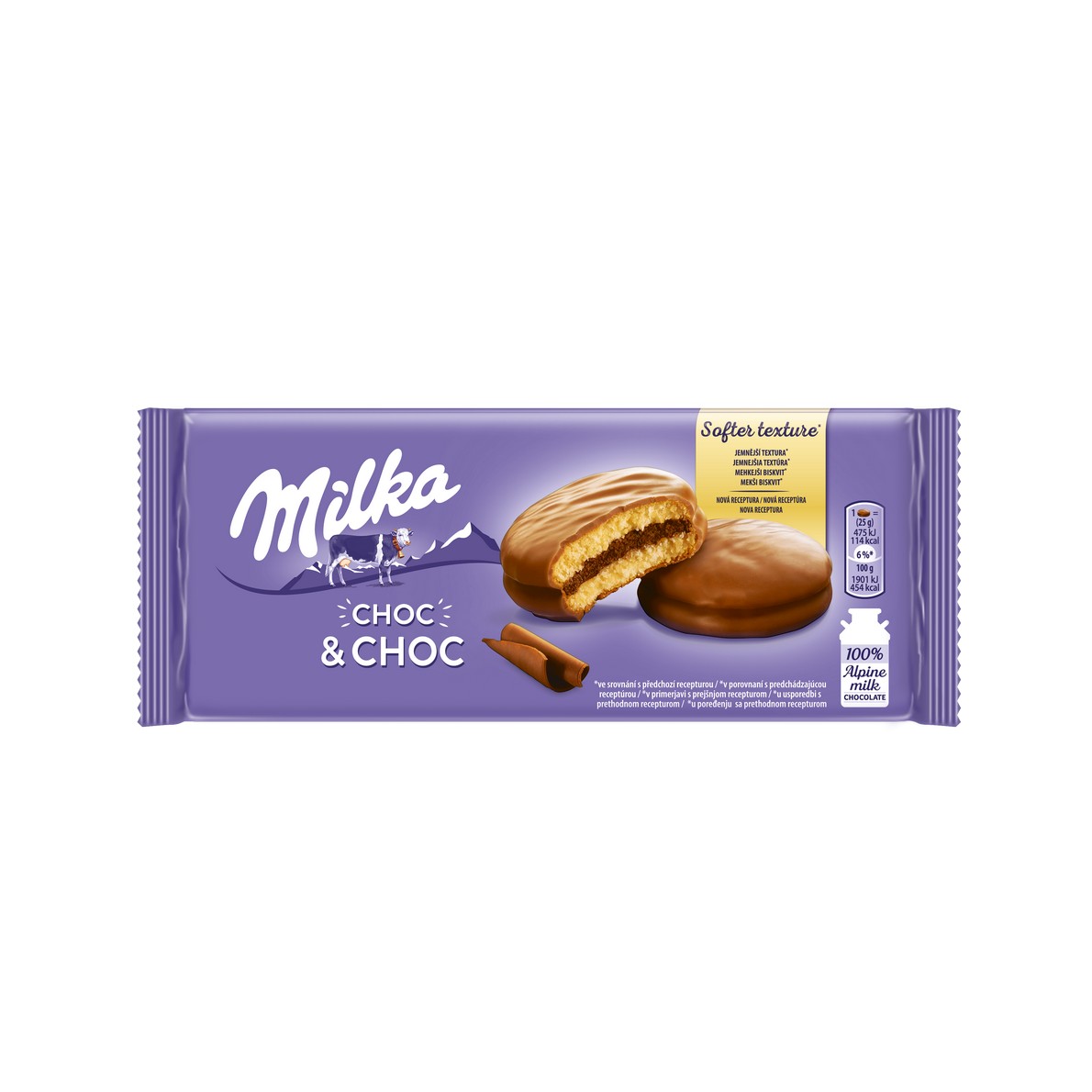Keksi MILKA BISKVIT CHOC & CHOC 150g | Pevex