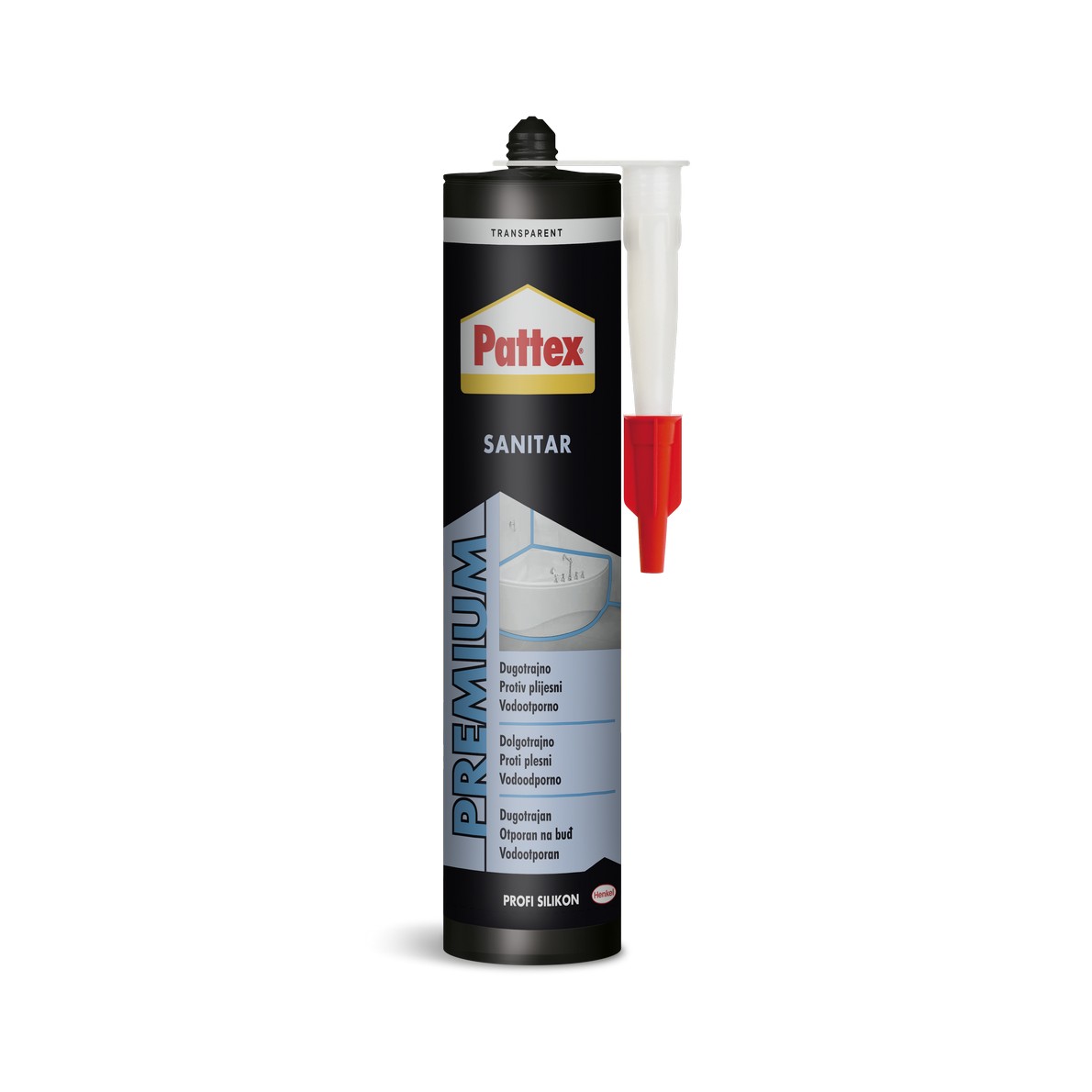 Silikon PATTEX SANITARNI TRANSPARENT 280ML | Pevex