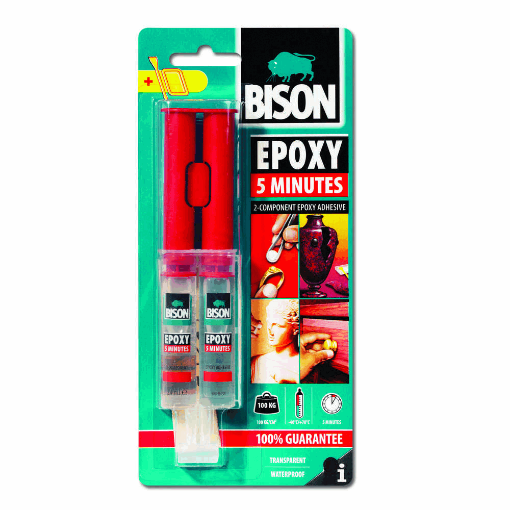 Ljepilo BISON EPOXY 5 MINUTA 24ML | Pevex