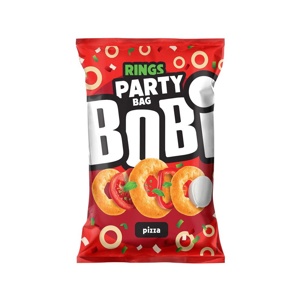 Grickalica Bobi Rings pizza 210g | Pevex