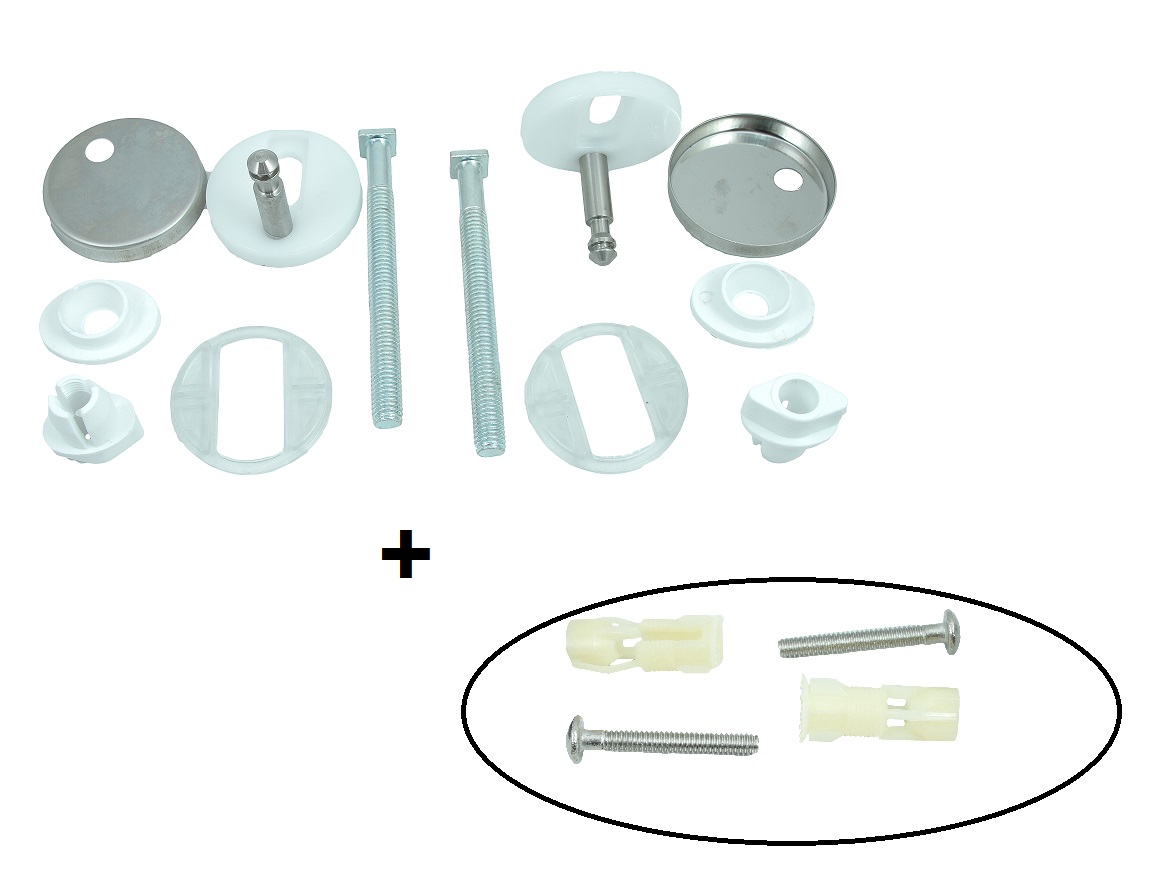 Pribor za wc dasku Cotexsa C9 BF+TFP dugi pin, D shape slim | Pevex