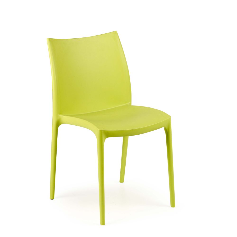 Plastična stolica Zip zelena 46x54x82 cm | Pevex