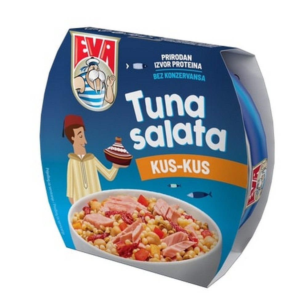 EVA TUNA SALATA KUS-KUS 160G | Pevex