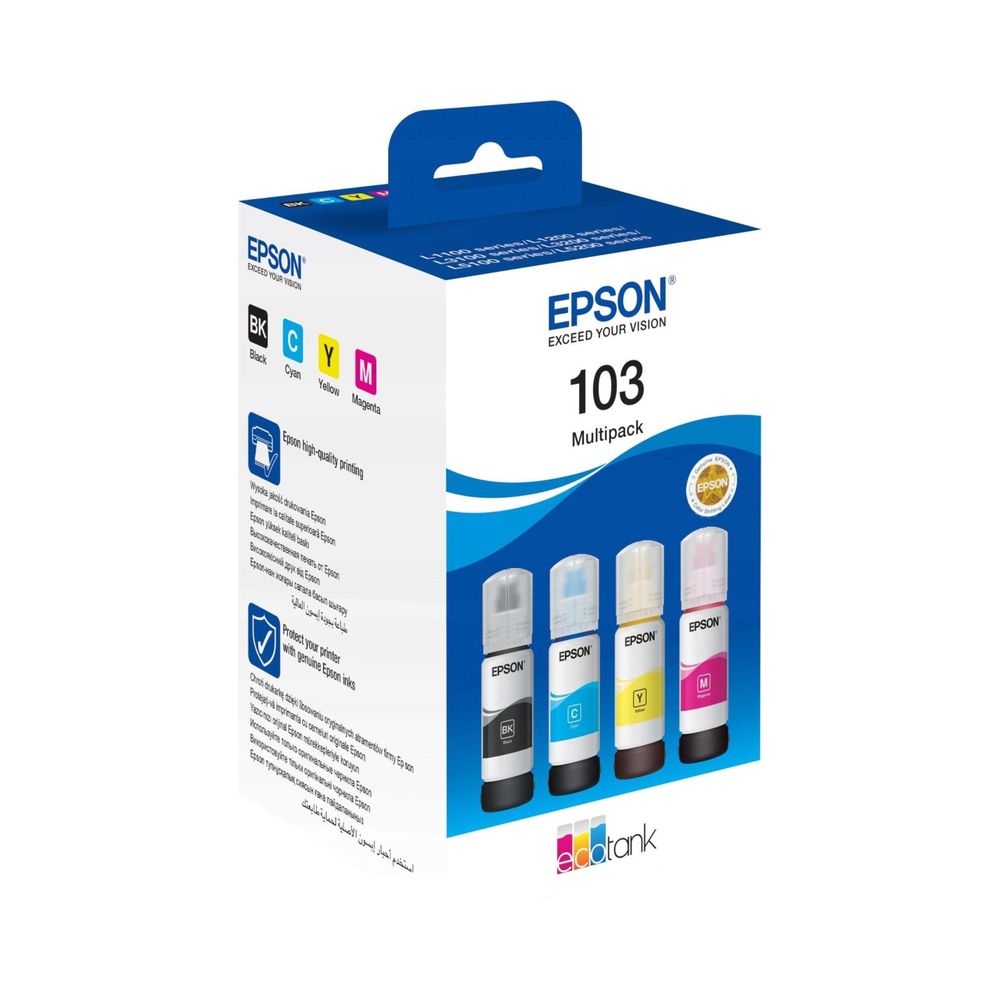 Tinta za printer Epson Ecotank ink 103 4-boje multipack | Pevex