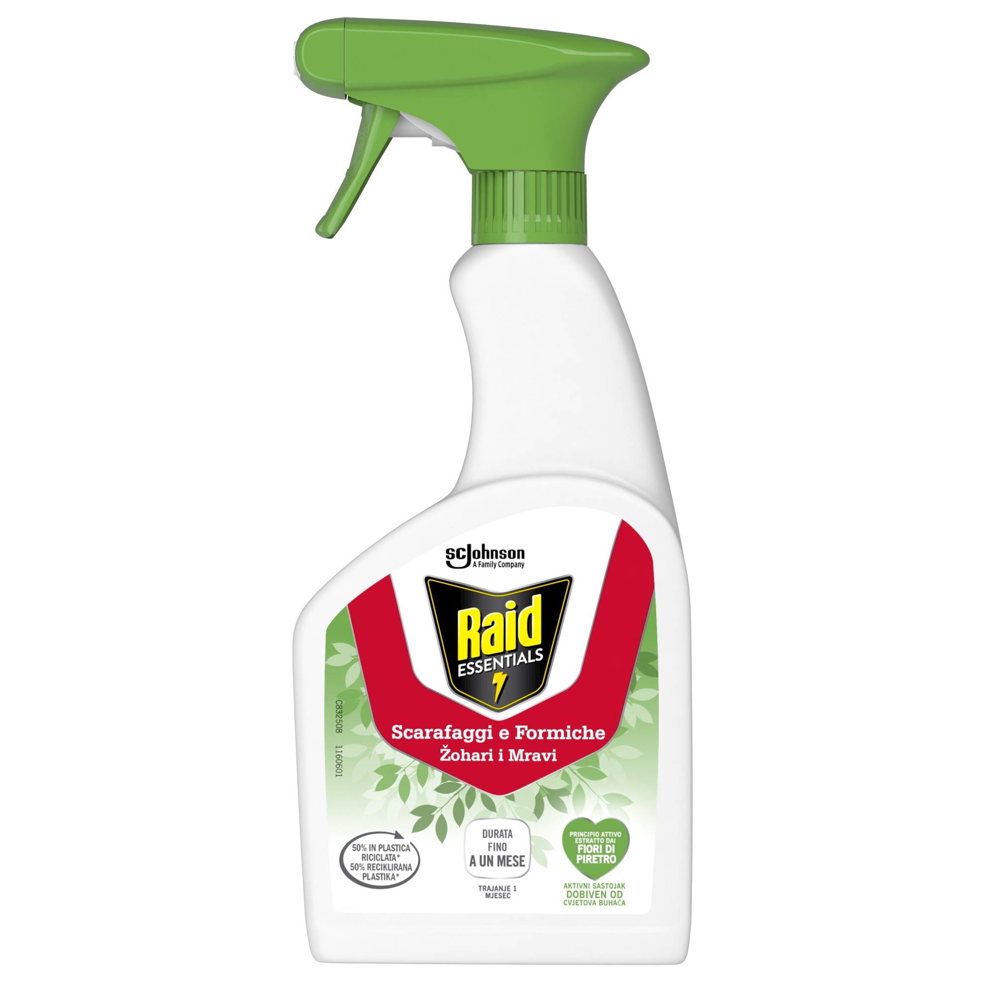 Insekticid RAID RASPRŠIVAČ PROTIV ŽOHARA I MRAVA 500ML | Pevex