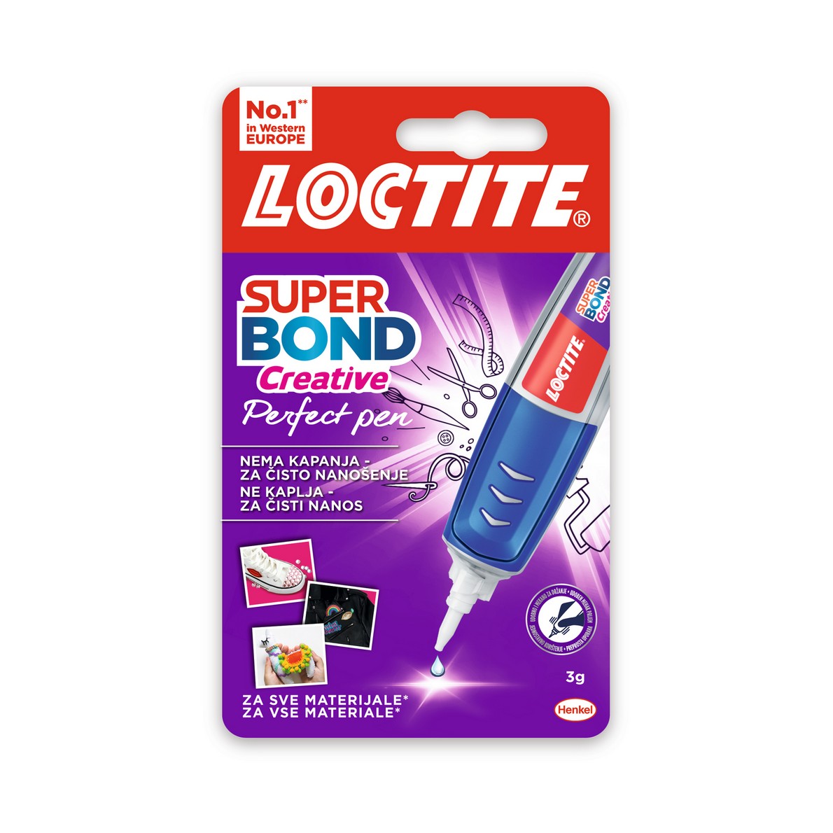 Ljepilo LOCTITE SUPER BOND CREATIVE PERFECT PEN 3G | Pevex