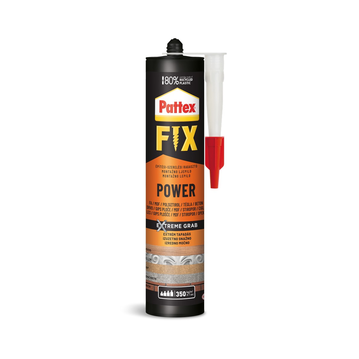 Montažno ljepilo PATTEX FIX POWER EXTREME 385G | Pevex
