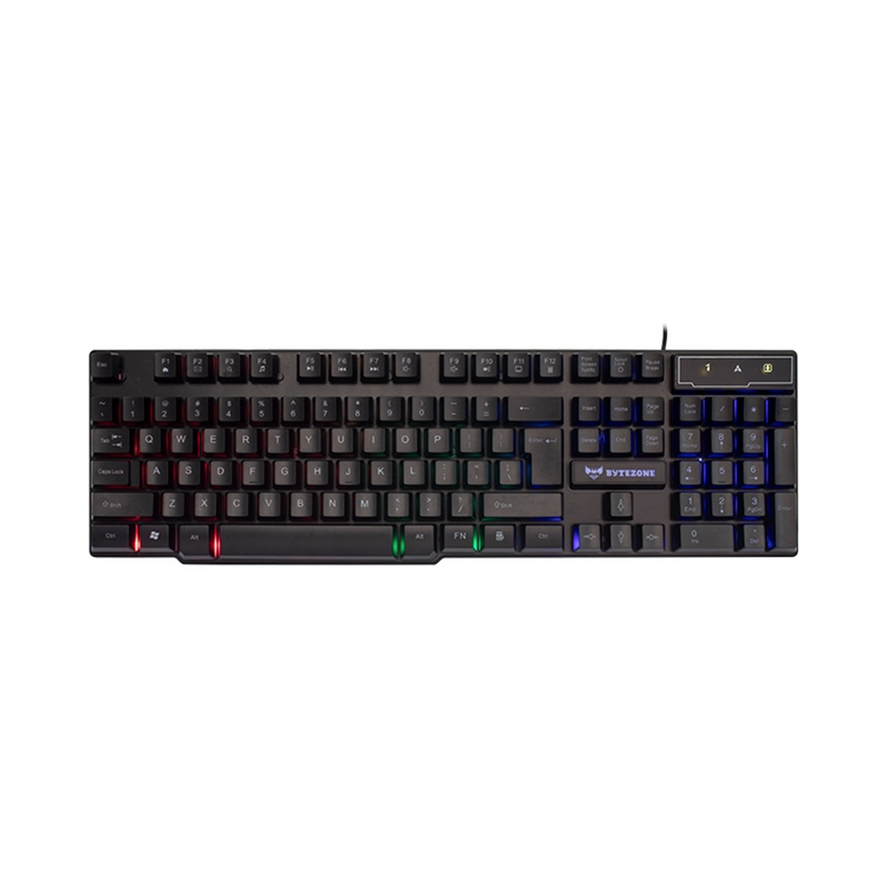 Gaming set BYTEZONE KOMPLET 4U1 BZ-X4EU, CRNI (TIPKOVNICA, MIŠ, SLUŠALICE I PODLOGA ZA MIŠ) | Pevex