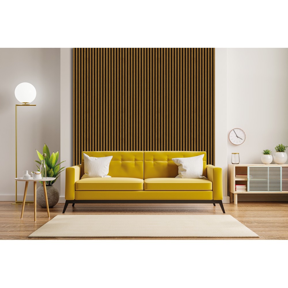 PVC zidne obloge PANEL ACUSTICO HRAST 572,5x2400x19mm | Pevex