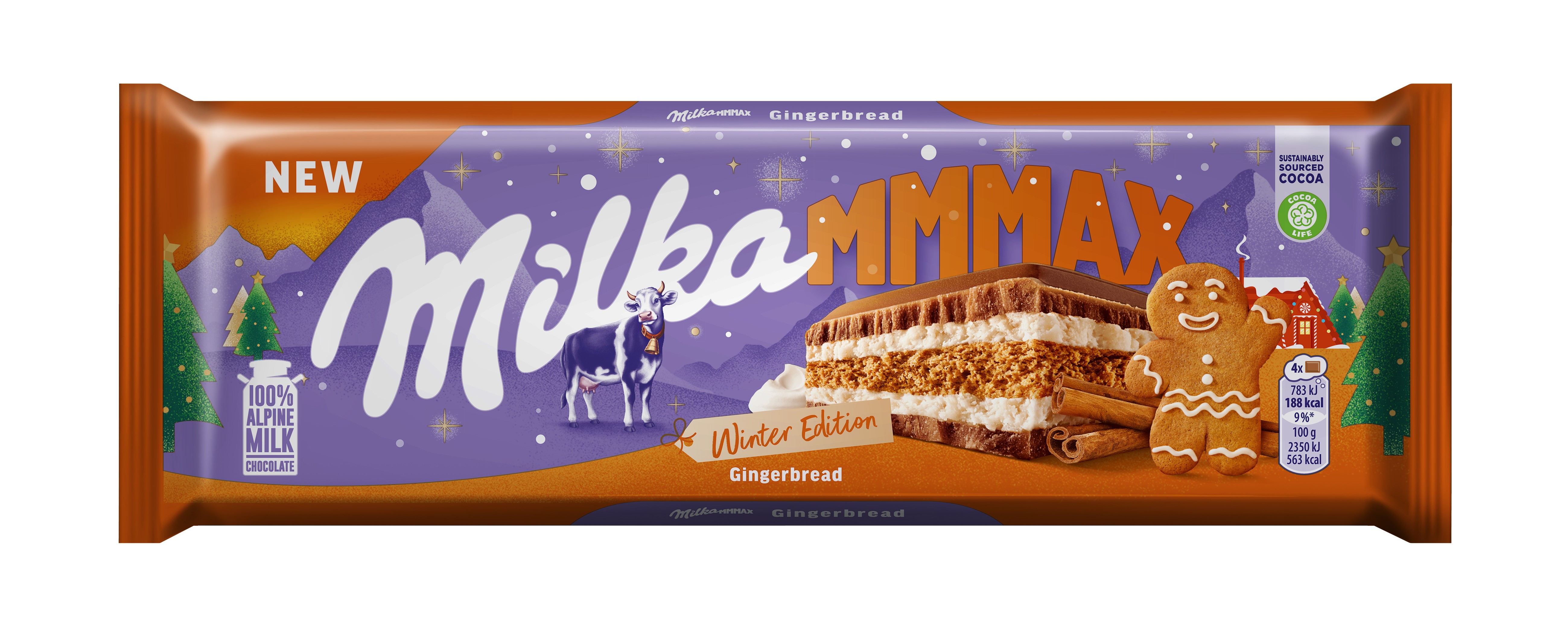 Čokolada MILKA GINGERBREAD TASTE 300G | Pevex