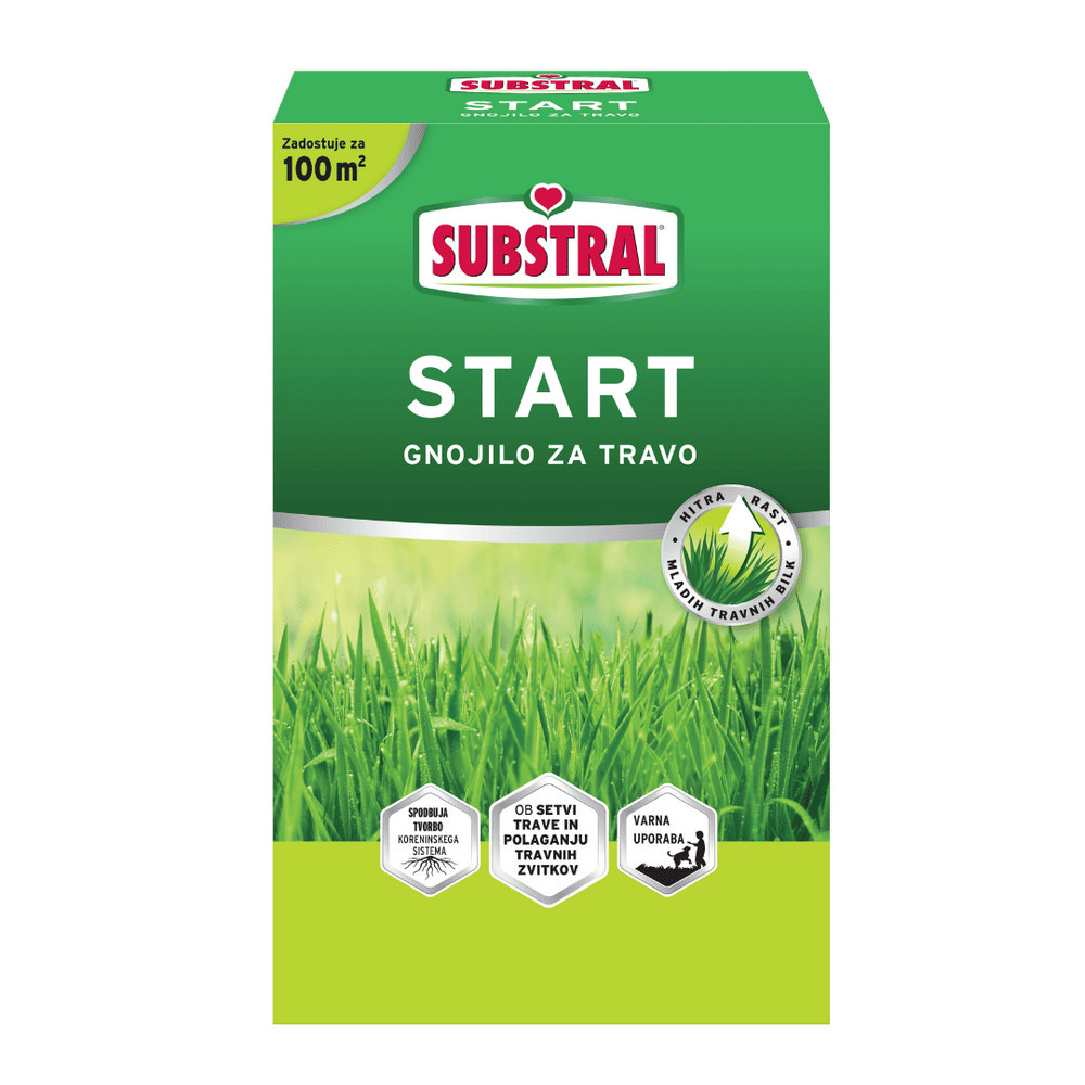 Kruto gnojivo SUBSTRAL START ZA TRAVU S DUGOTRAJNIM DJELOVANJEM 2 kg ...