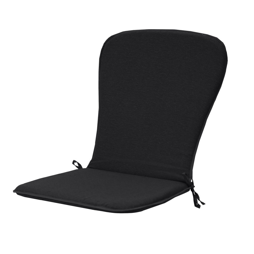 Jastuk za stolicu s niskim naslonom Panama Black 80x40x4 cm | Pevex