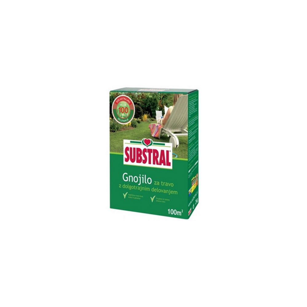 Kruto gnojivo Substral za travu s dugotrajnim djelovanjem 2 kg | Pevex