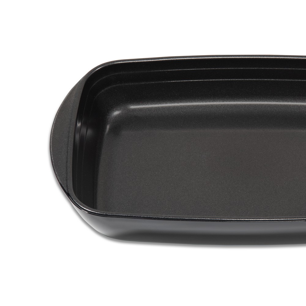 Posuda za pečenje DELIMANO BUZZ staklo,5x32 cm,2l,crni | Pevex