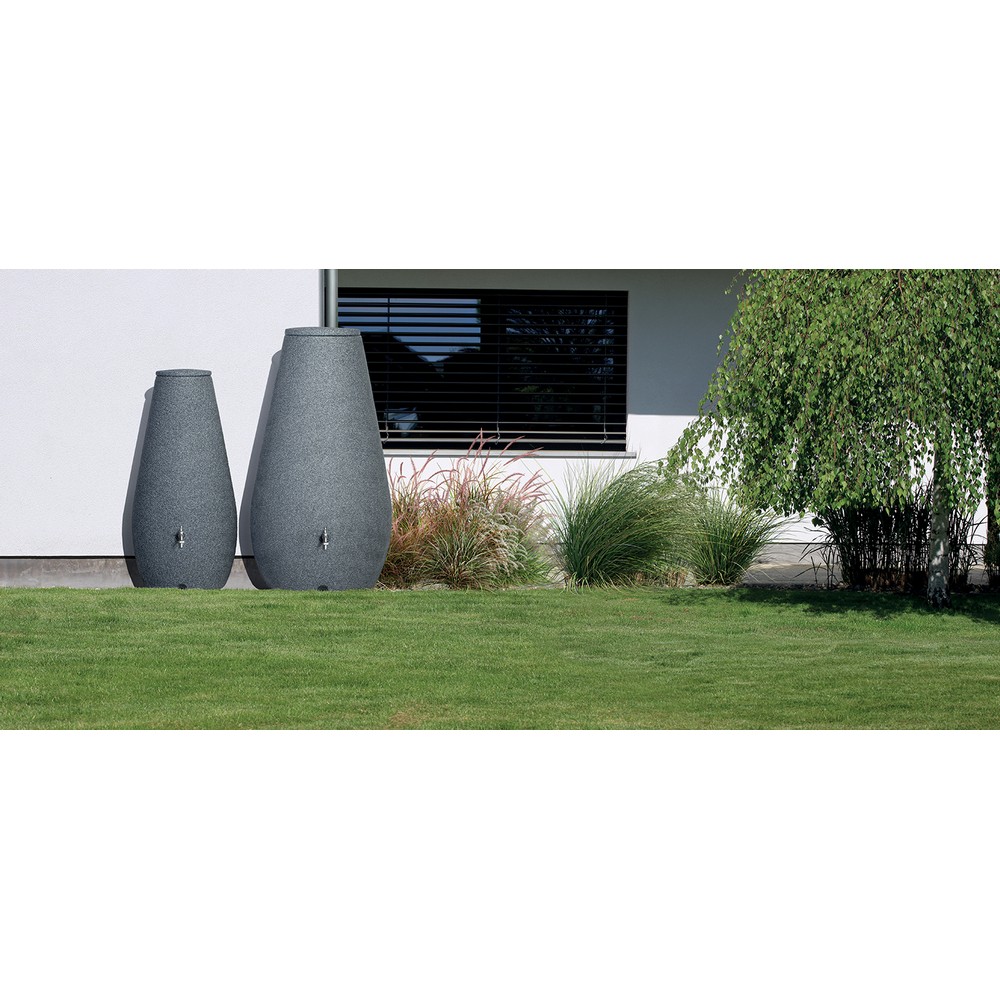 Nadzemni spremnik vode FI 57 cm 200 L Drop antracit | Pevex