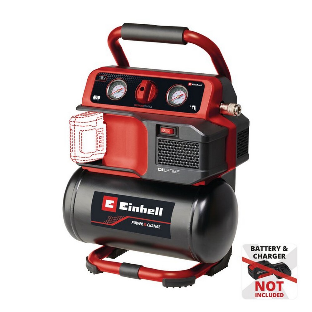 Bezuljni kompresor Einhell Expert TE-AC 18/75 LI OF-Solo AKU | Pevex