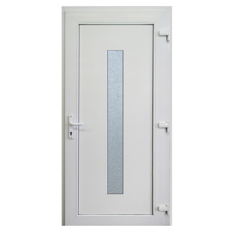 PVC ulazna vrata UNO 100x210 D WEISS 60mm | Pevex