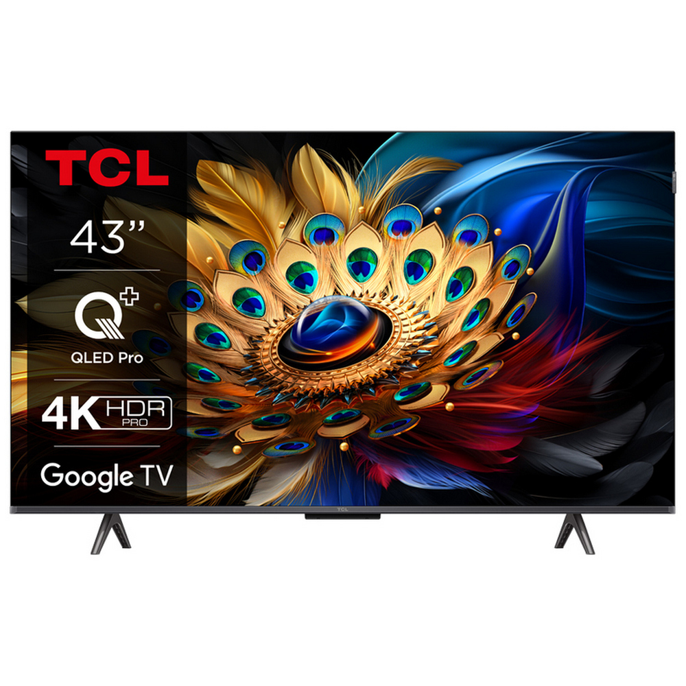 QLED TV TCL 43C61B UHD DVB-T2/S2 GOOGLE TV | Pevex