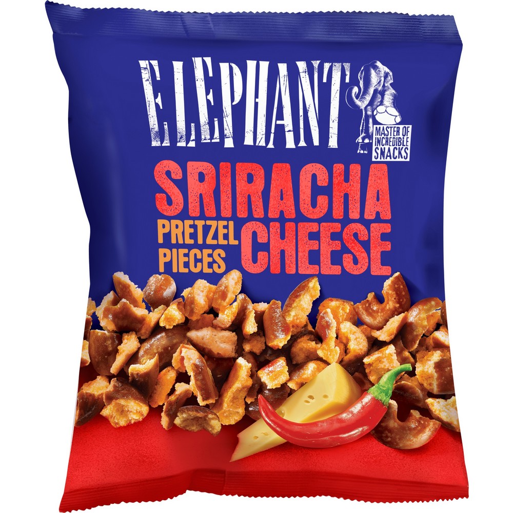 Grickalica Alka Elephant Pretzel Pieces - Sriracha umak i sir 125g | Pevex