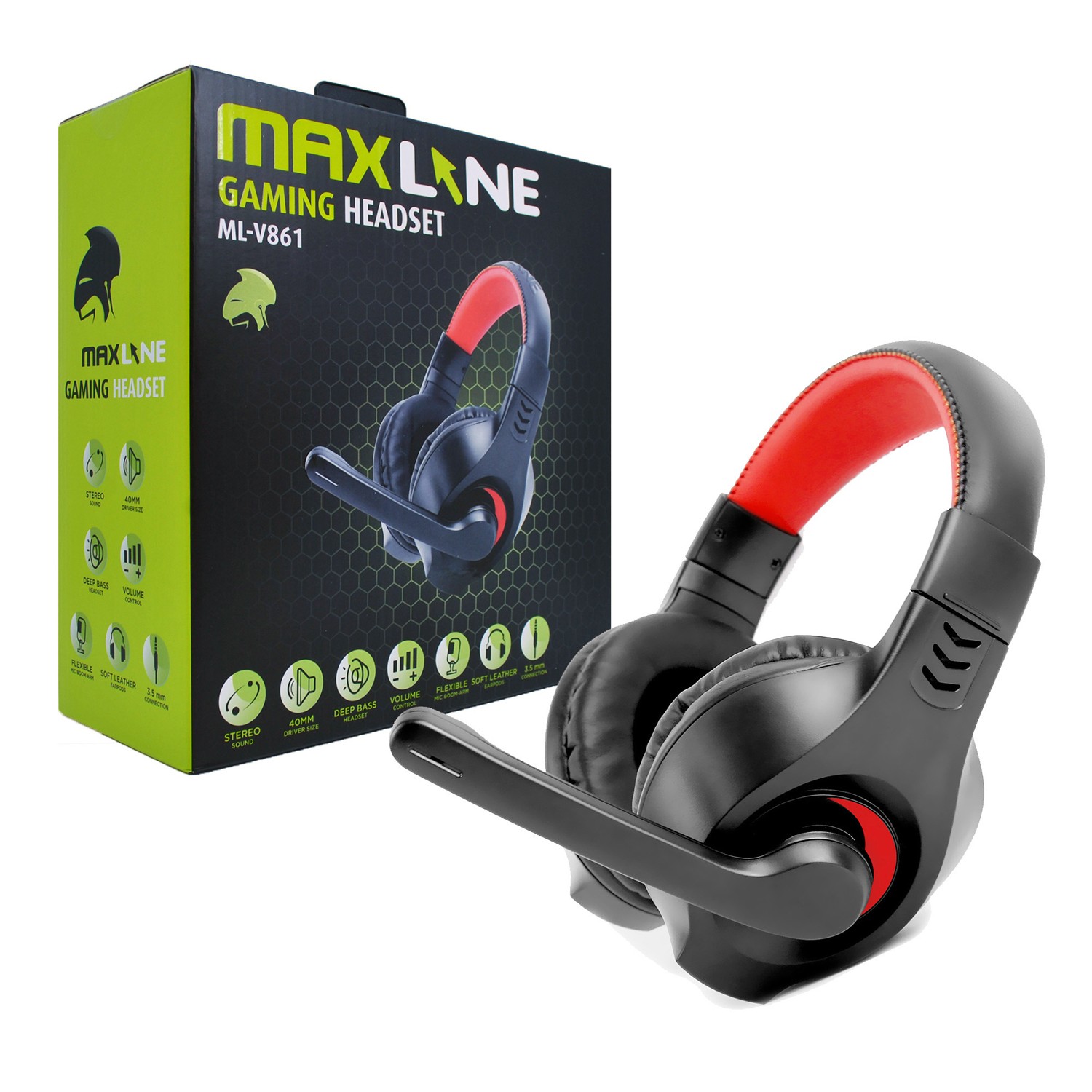 Gaming slušalice Maxline ML-V861 MIC | Pevex